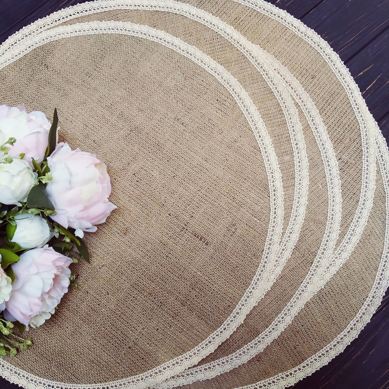 Burlap Placemats - Etsy