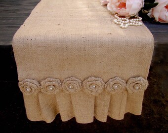 Burlap Table Decor - Etsy