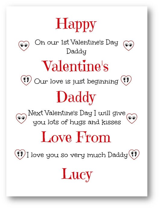 Personalizada 1a tarjeta de San Valentín f papá, momia, mamá tarjeta de ...