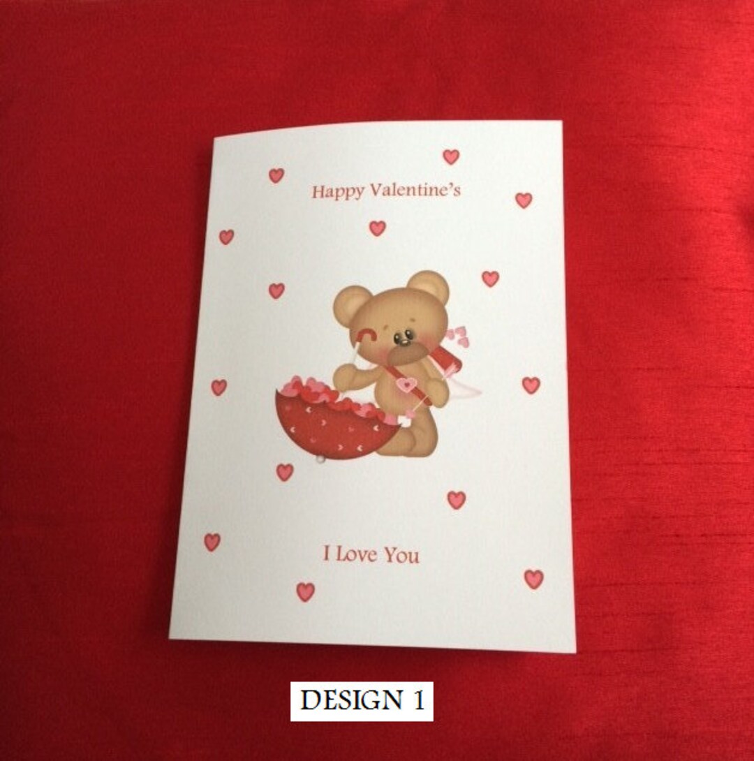Personalised Valentine's Card Personalized Valentine's Card Son ...