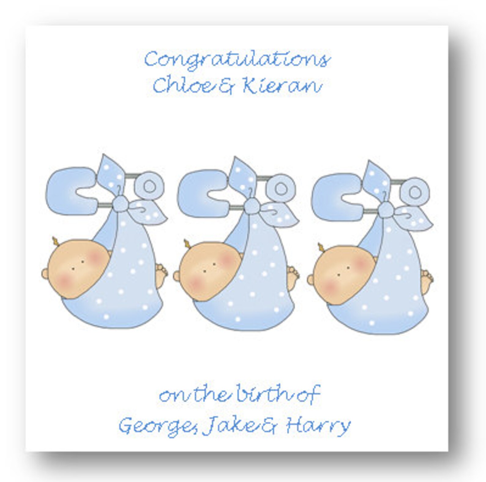 Personalised Congratulations New Baby Card Personalized - Etsy UK