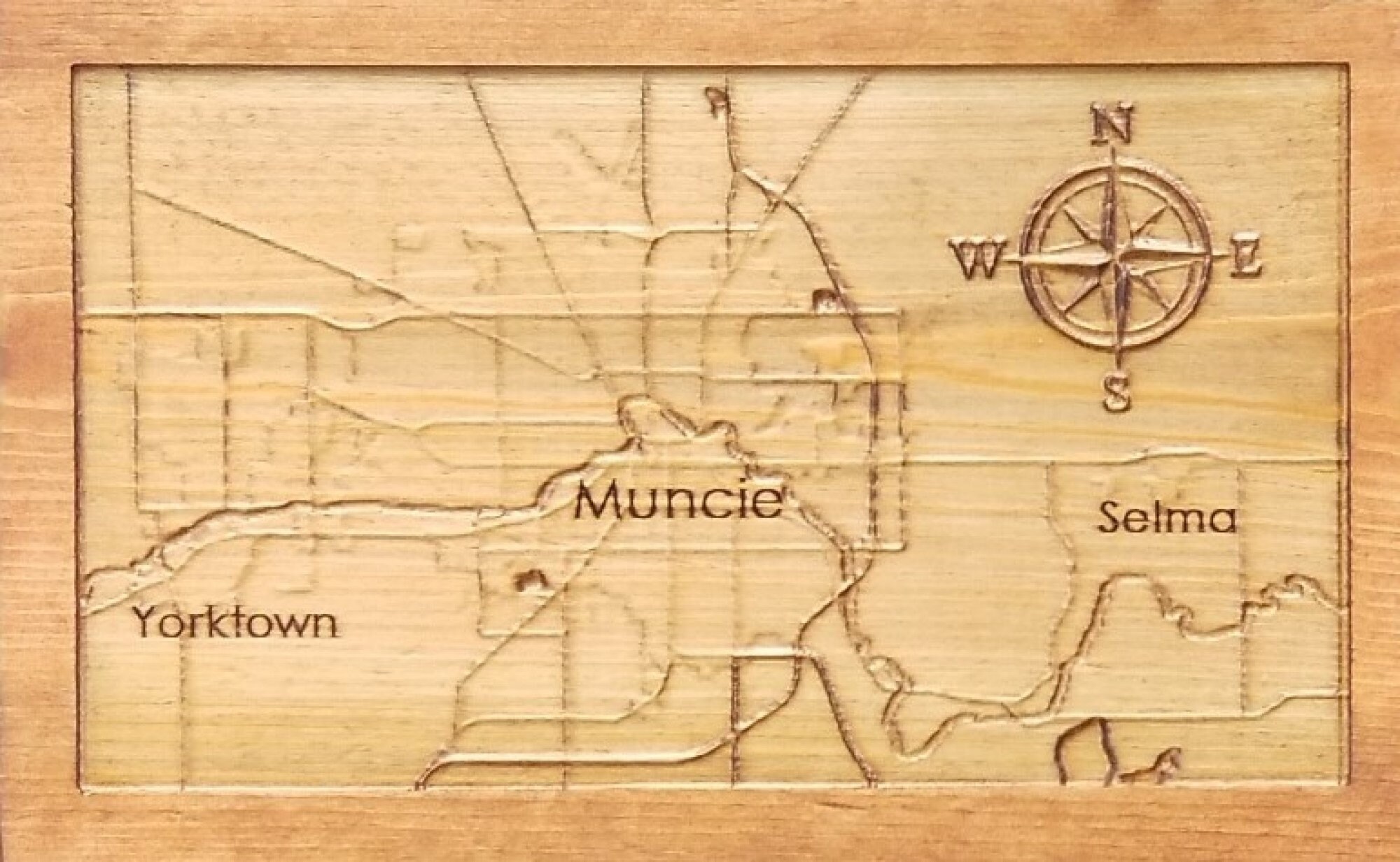 3D Compass Rose STL File, for CNC Router - Etsy