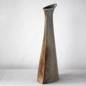 Wood Fired Ceramic Slab Built Pottery Bottle Form or Sculpture With ...