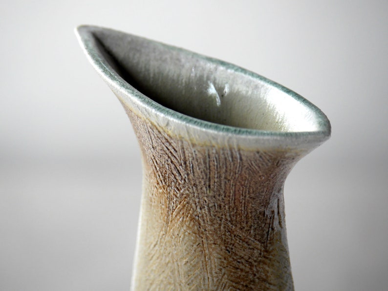 Wood Fired Ceramic Slab Built Pottery Bottle Form or Sculpture With ...