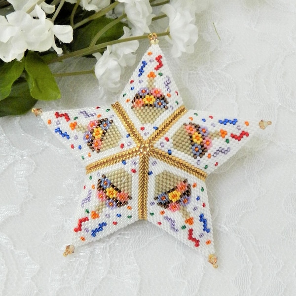 Beaded Star - Etsy