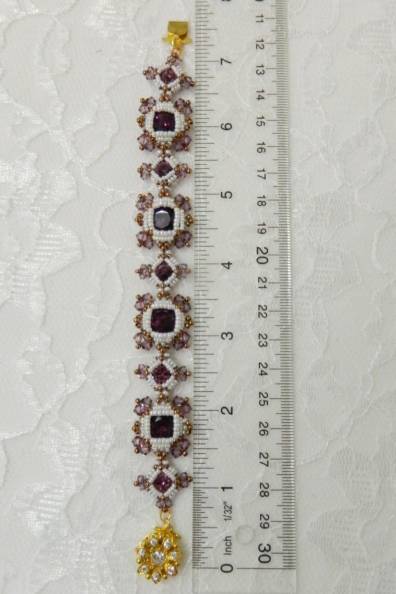 BRACELET SET TUTORIAL Beaded Crystal Bracelet and Matching - Etsy