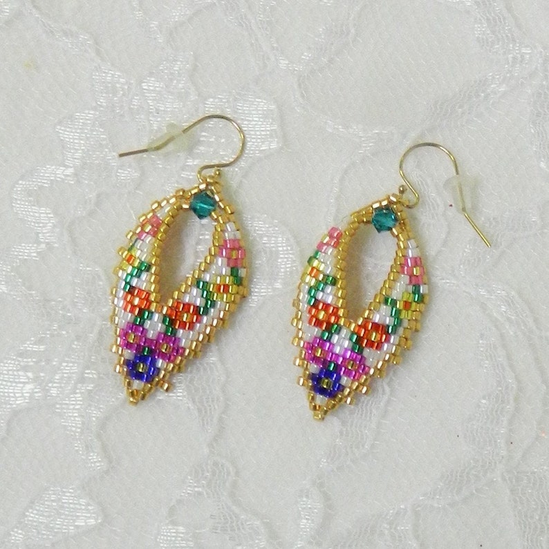 EARRING TUTORIAL Russian Leaf Tropical Earrings - Etsy