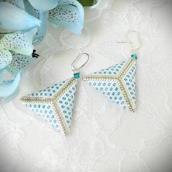 3d Beaded Triangles - Etsy