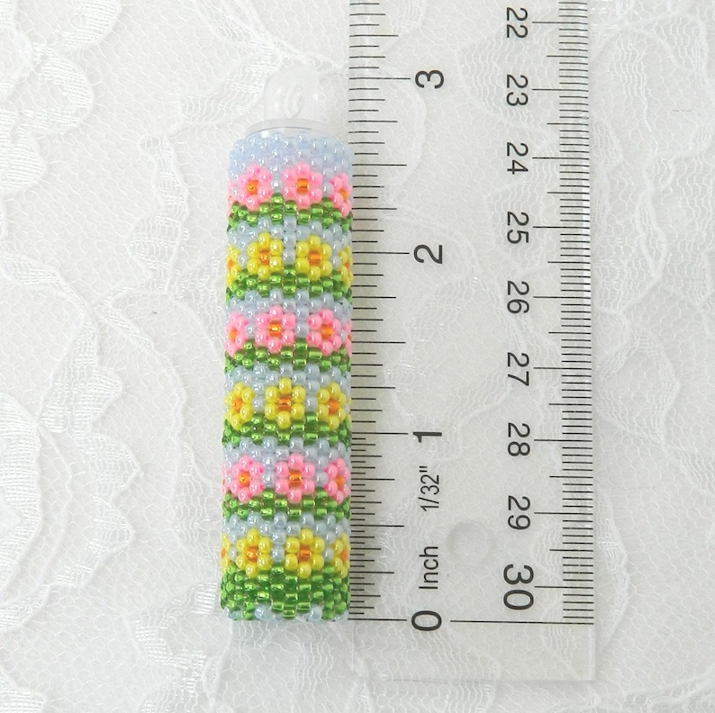 Beaded Needle Case Tutorial: Seed Bead Tube Cover TUTORIAL/PATTERN - Etsy