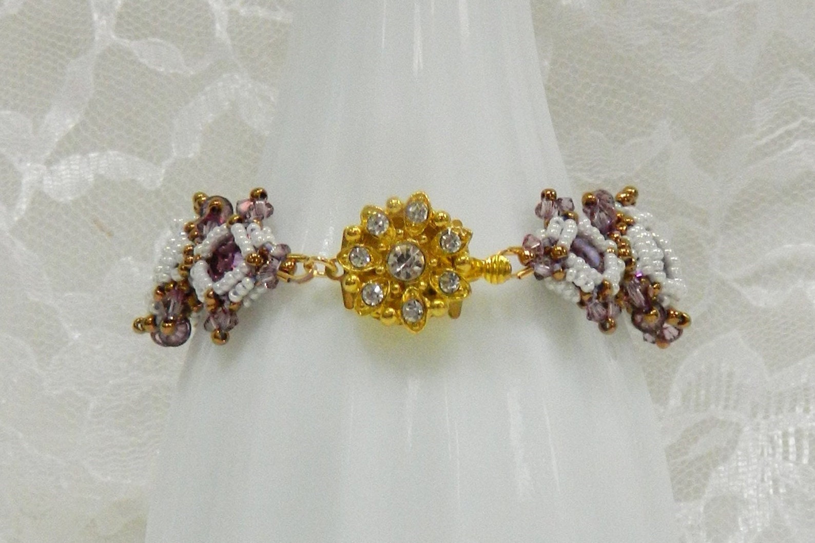 BRACELET SET TUTORIAL Beaded Crystal Bracelet and Matching - Etsy