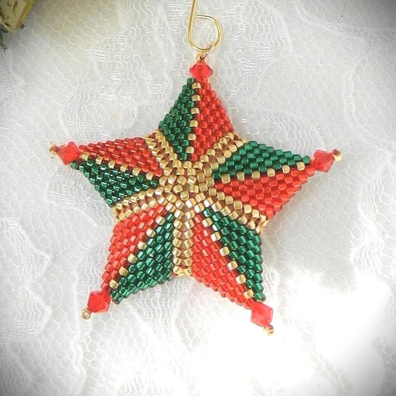 Mini Star Bead Pattern - Etsy UK
