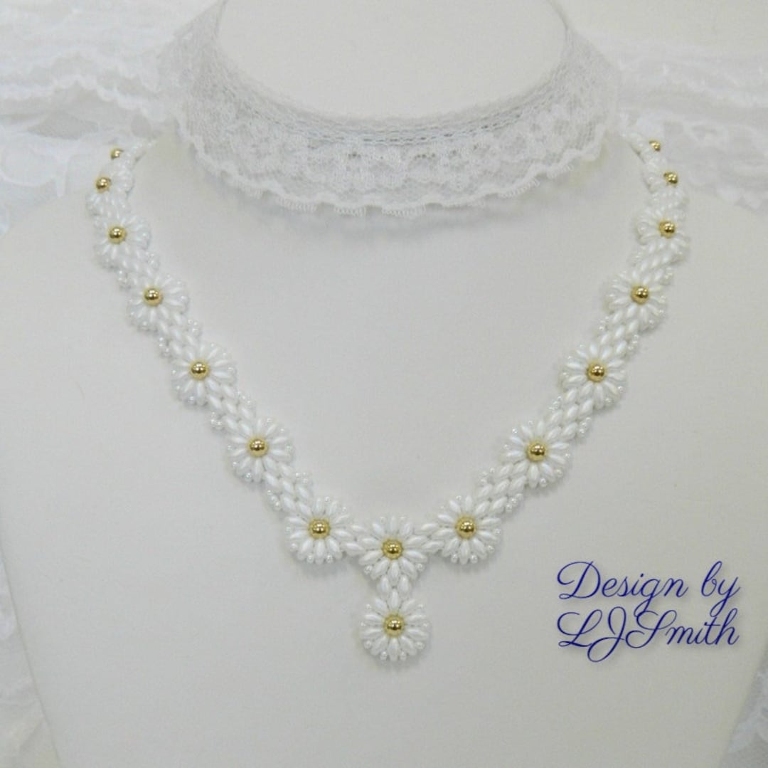DAISY SET TUTORIAL Daisy Love Set Necklace Bracelet and - Etsy