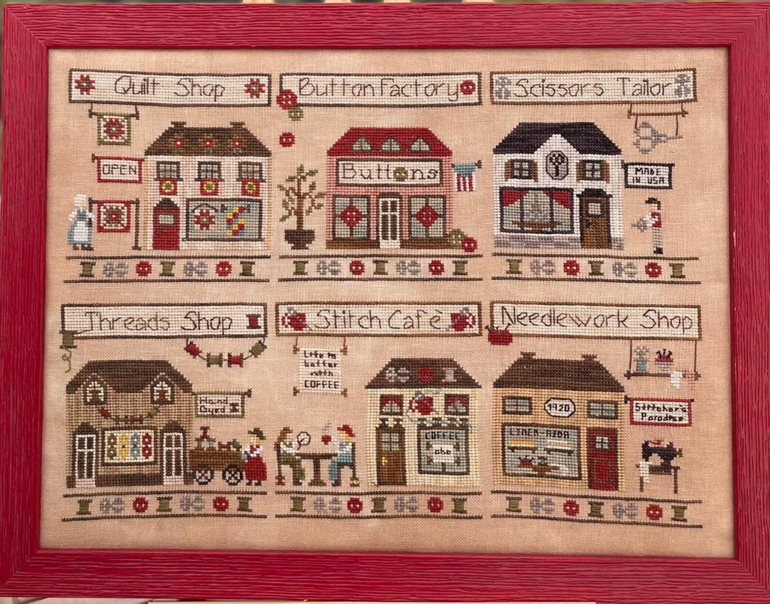 Stitchers Village – Full ( All the 6 Charts) - Etsy