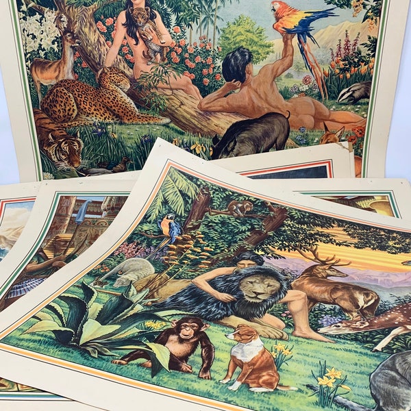 Vintage Sunday School Posters - Etsy