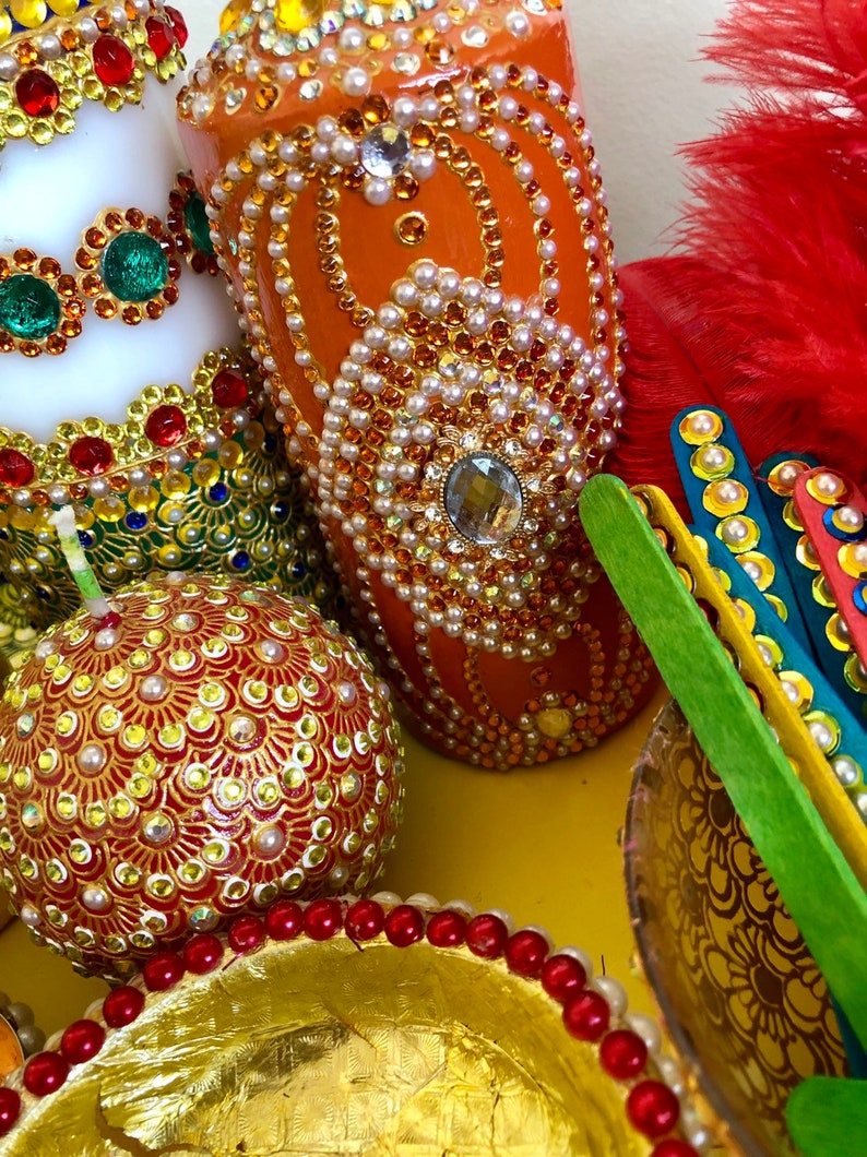 Mehndi/henna/haldi Rasam Thaal | Etsy India