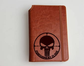 Skull journal | Etsy