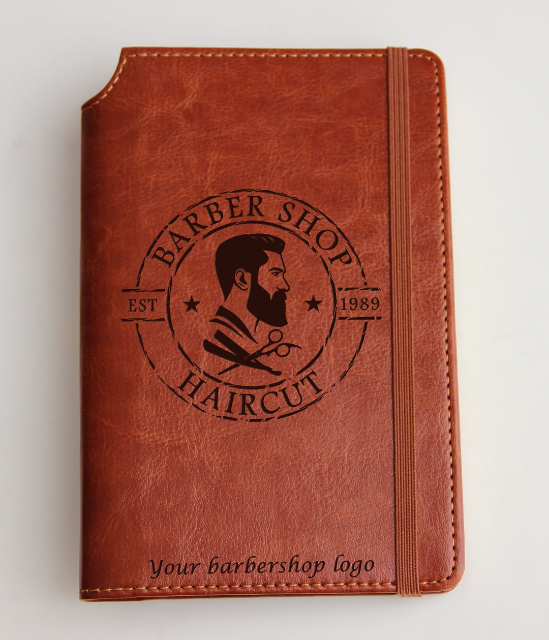 Fully Customizable Laser Engraved Barber Journal With Custom Quote ...