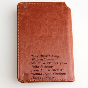 Fully Customizable Laser Engraved Customizable Poem Notebook Journal ...