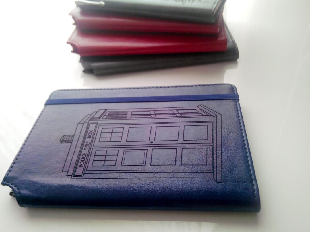Dr. Who Inspired TARDIS Journal Customizable Engraved Journal Leather ...