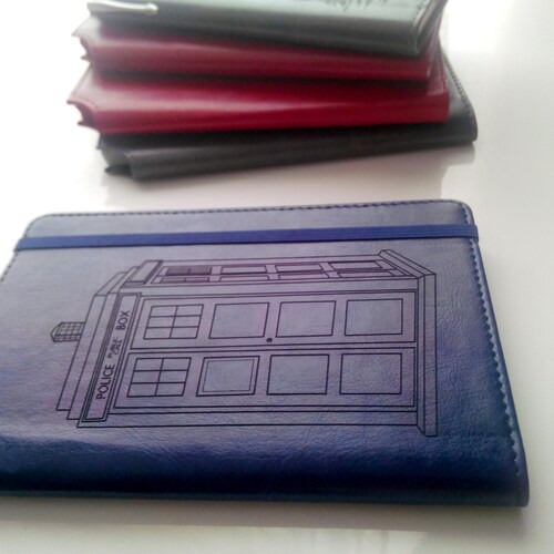 Dr. Who Inspired TARDIS Journal Customizable Engraved Journal - Etsy