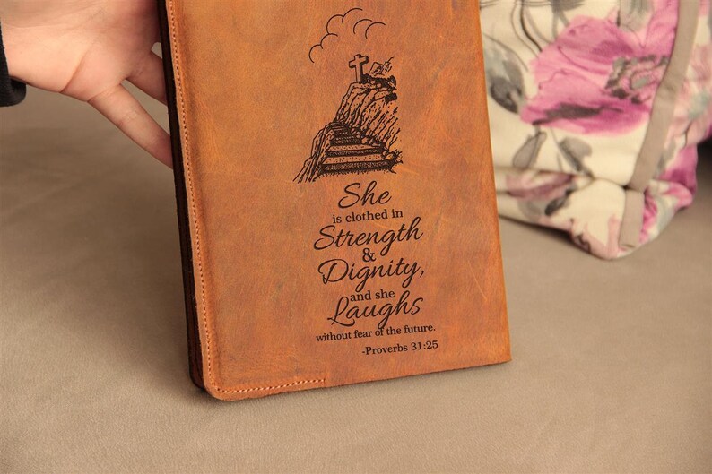 Custom Journal Cover Order Laser Engraved Genuine Leather | Etsy