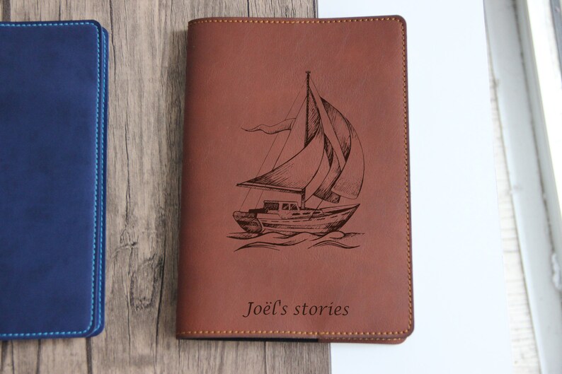 Sailing Boat Custom Illustration Journal Cover With Refill - Etsy