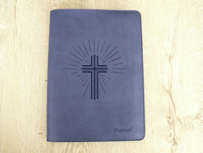 Custom Journal Cover Order Laser Engraved Leather Christian - Etsy