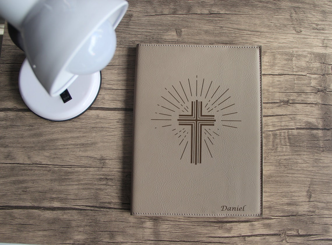 Custom Journal Cover Order Laser Engraved Leather Christian - Etsy