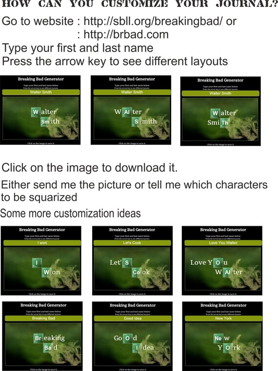 Breaking Bad Logo Generator