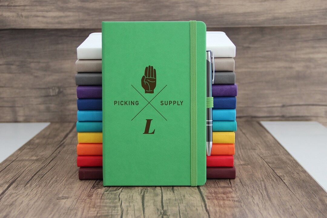A Set of 4 Company Logos Journal Laser Engraved Journal Best Gift for ...