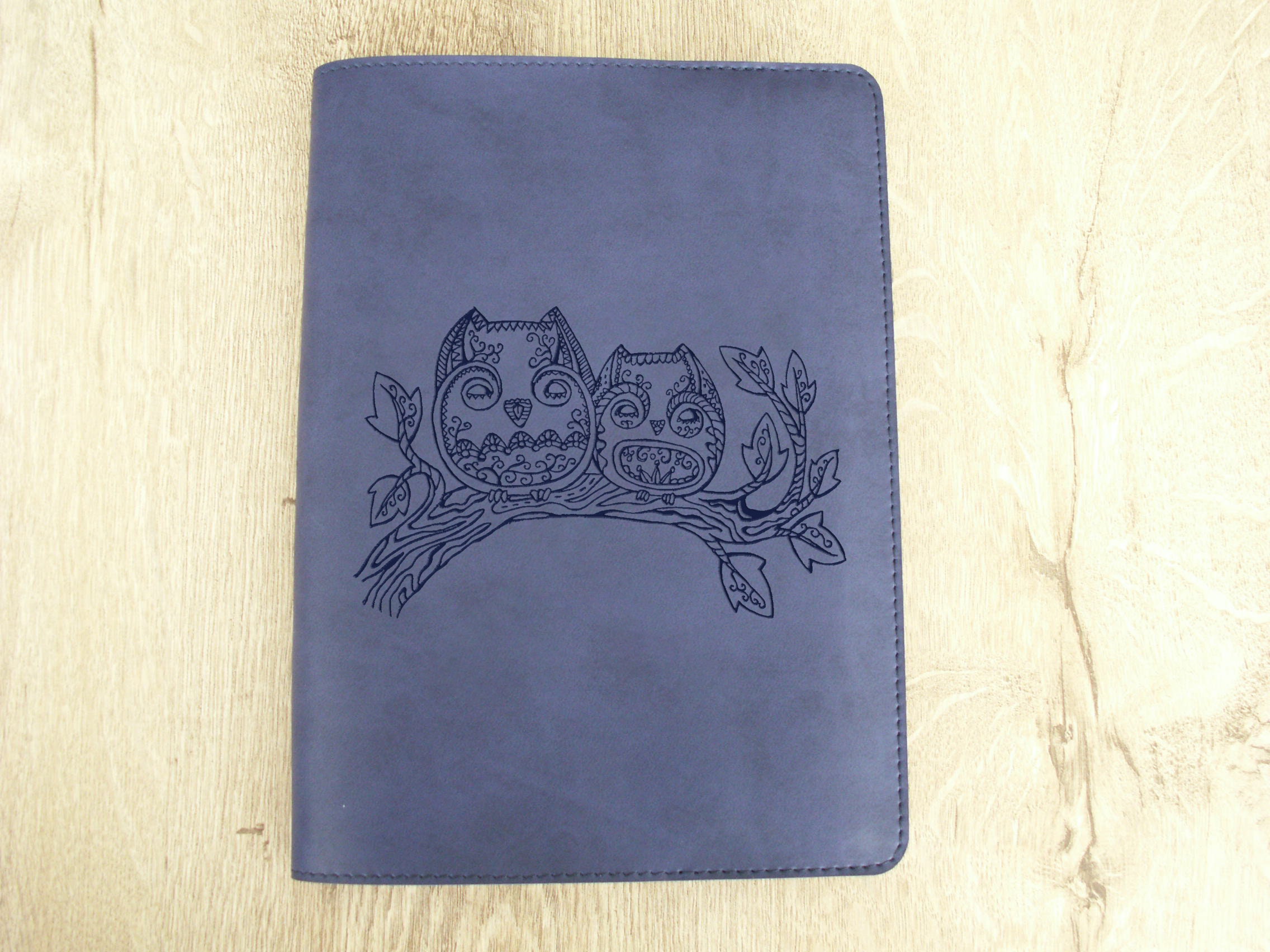 Custom Moon journal cover Order laser engraved leather bound | Etsy