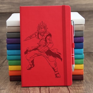 Your Favourite Anime Character Engraving on Journal Cover Best Gift for ...