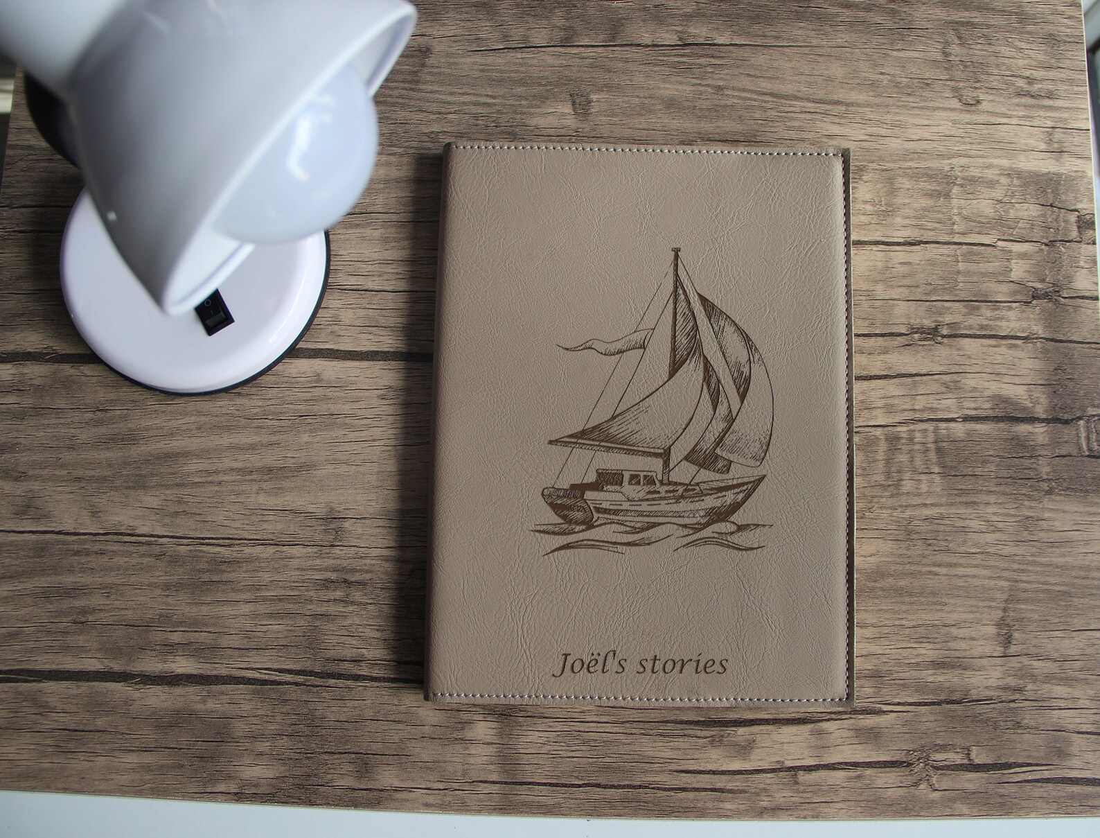 Sailing Boat Custom Illustration Journal Cover With Refill | Etsy