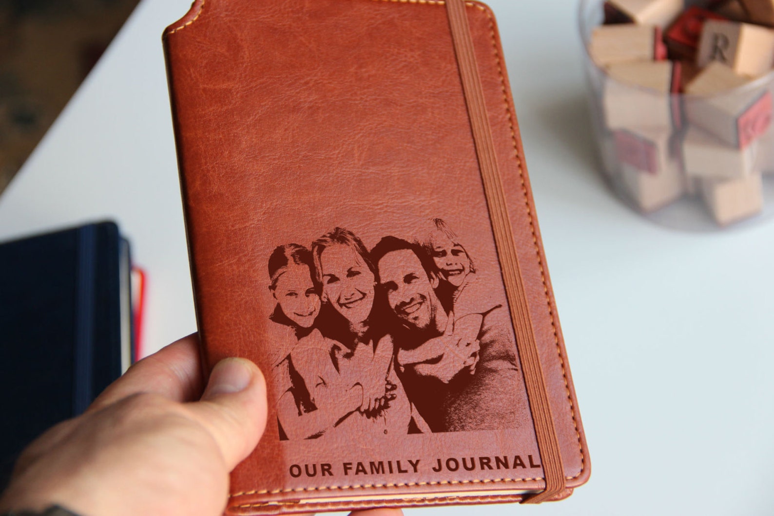 Custom Family Photo Journal Best gift for your family: | Etsy