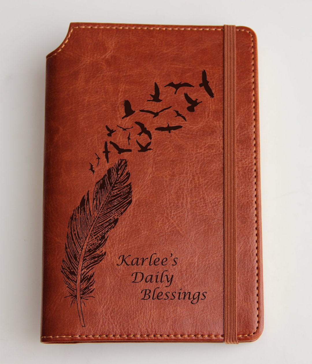 Cuaderno de pluma personalizable con grabado láser, totalmente ...