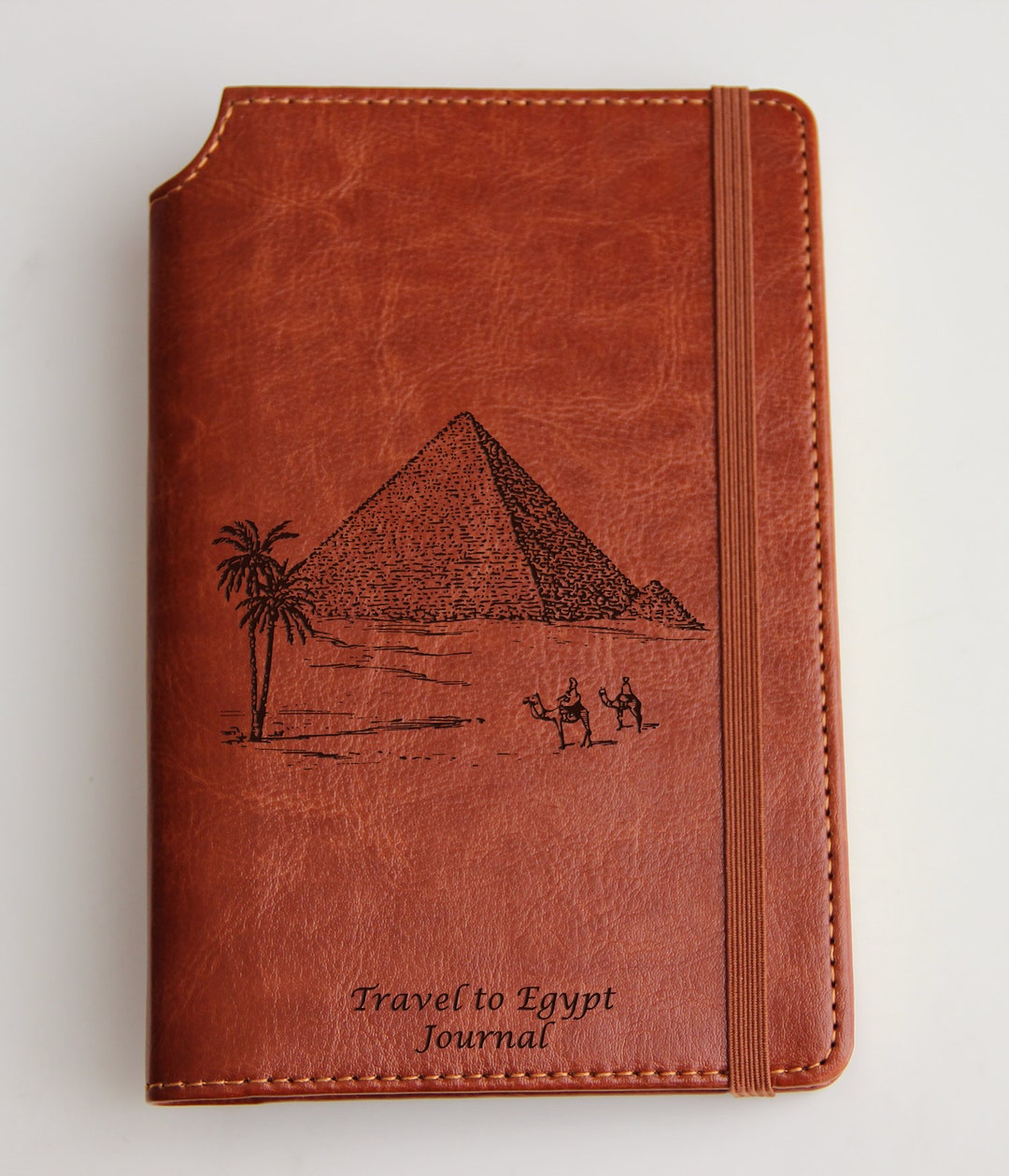 Laser Engraved Egyptian Pyramids Travel Journal With Custom Quote ...