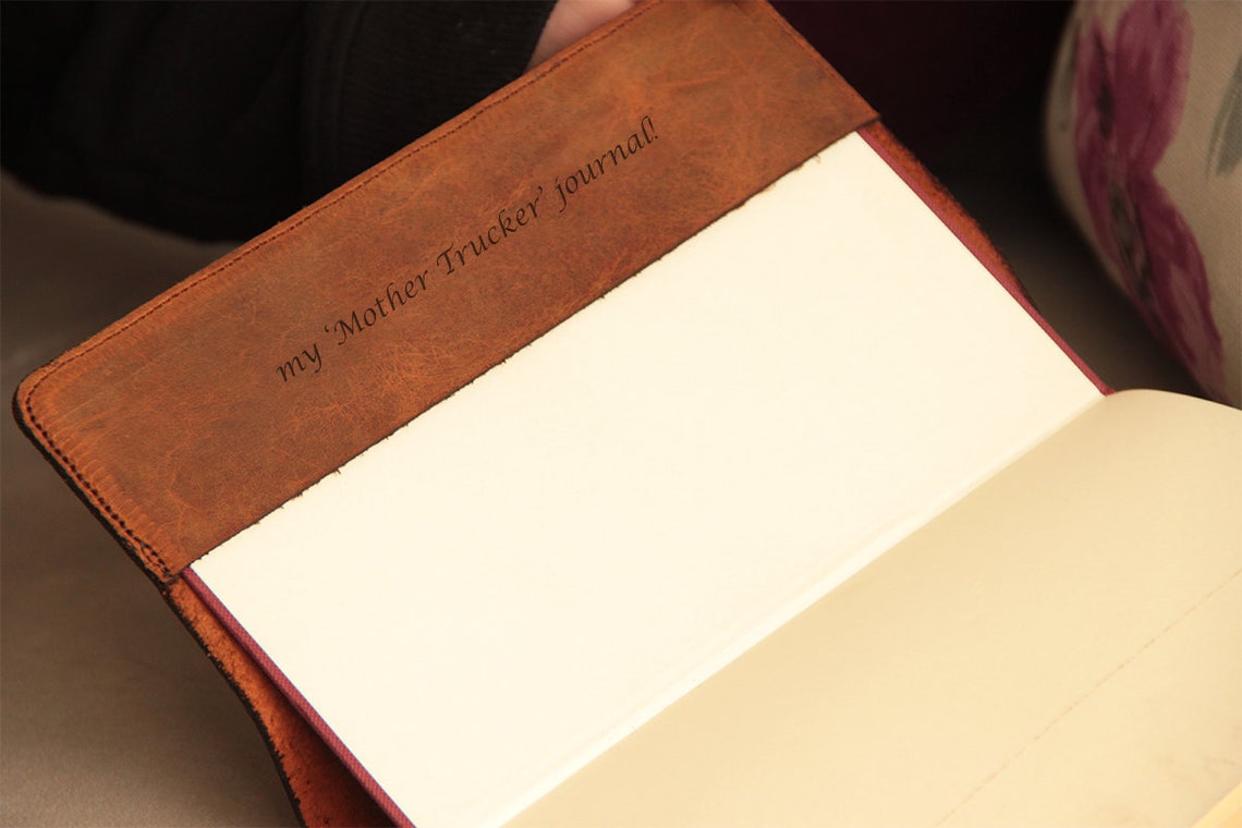 Custom Journal Cover Order Laser Engraved Genuine Leather - Etsy