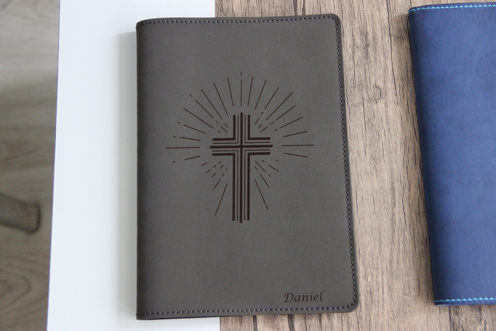 Custom Journal Cover Order Laser Engraved Leather Christian - Etsy