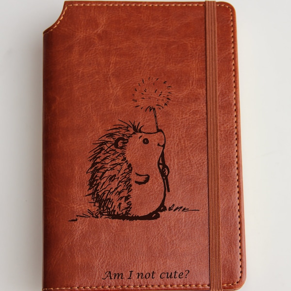Hedgehog Journal - Etsy