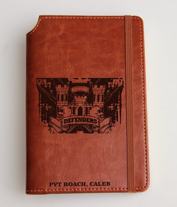 Custom Made Logo Journal From Photo Laser Engraved Journal | Etsy