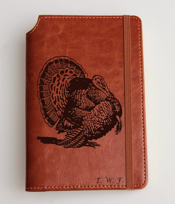 Turkey Journal Laser Engraved Journal Fully Personalized With | Etsy