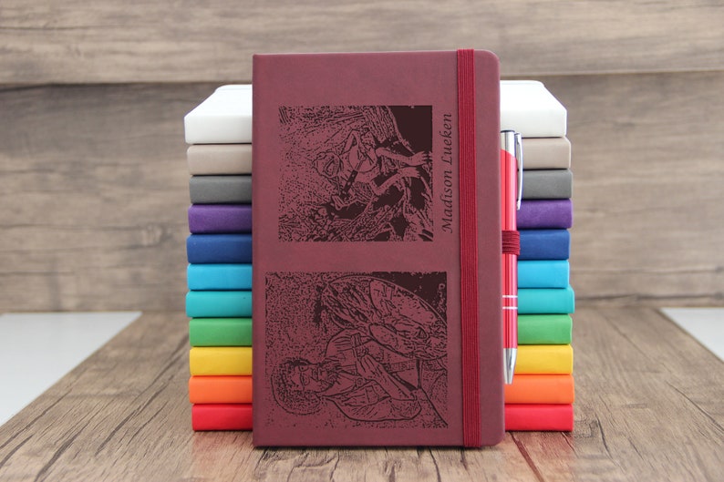 Engraving From Your Photo on Journal, Engraving on Journal Cover Best ...