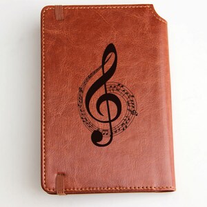Custom Designed Music Notes Journal With Custom Quote or Custom Text ...