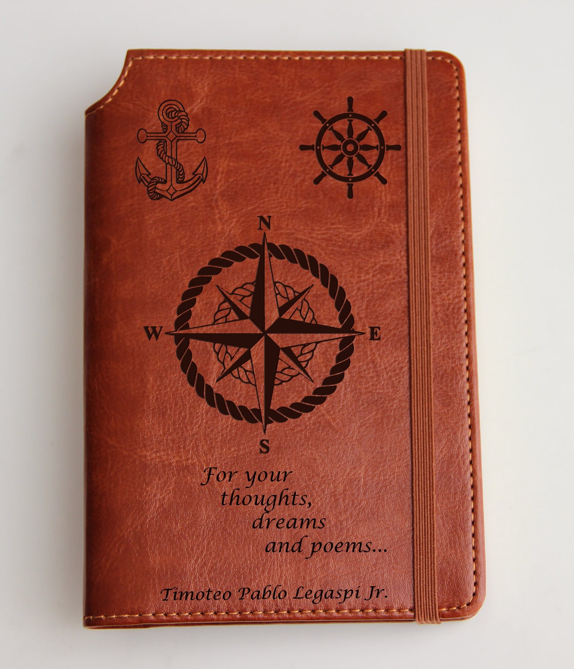 Custom Designed Sailing Journal Laser Engraved With - Etsy