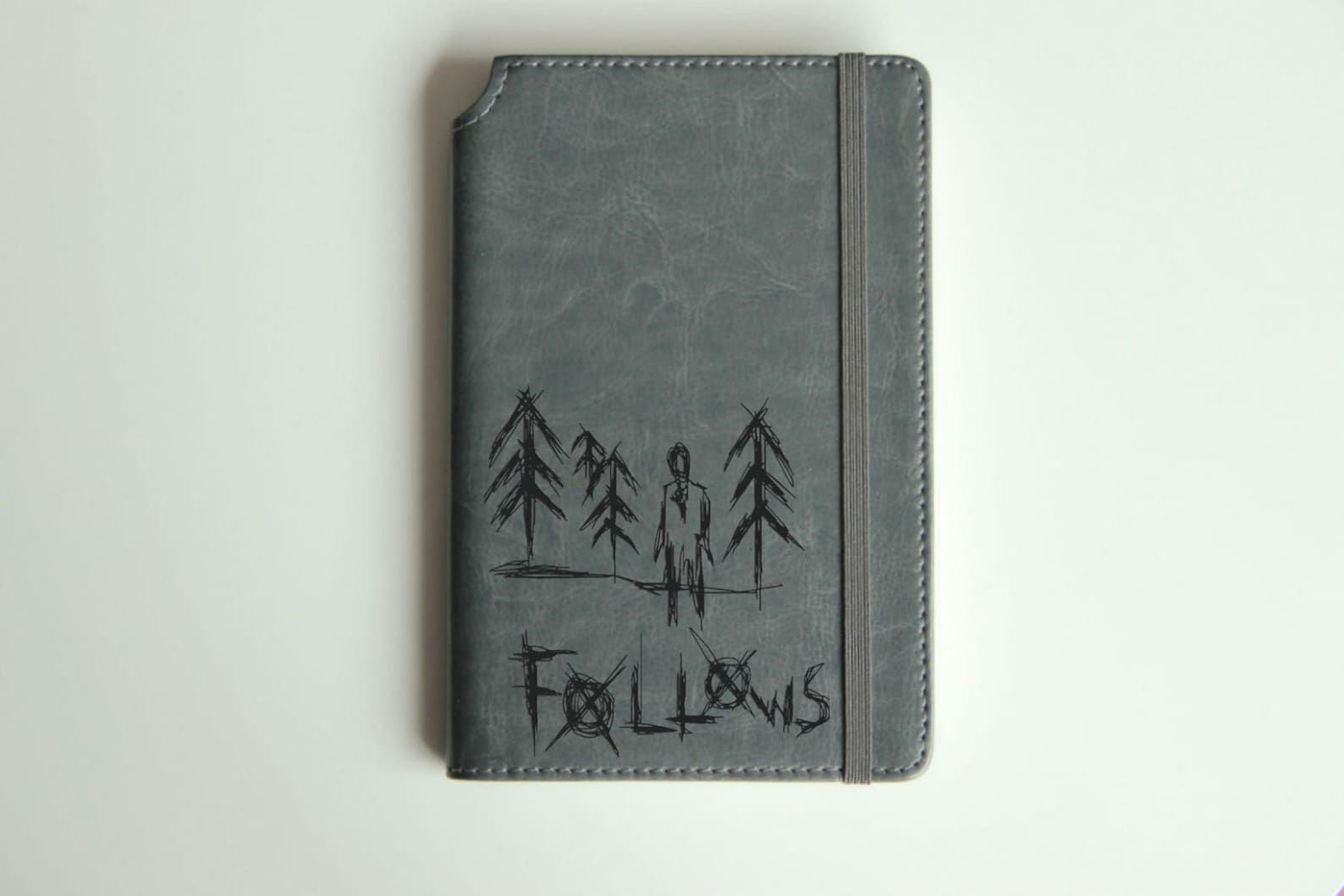 Slenderman Follows Journal Customizable Engraved Journal | Etsy