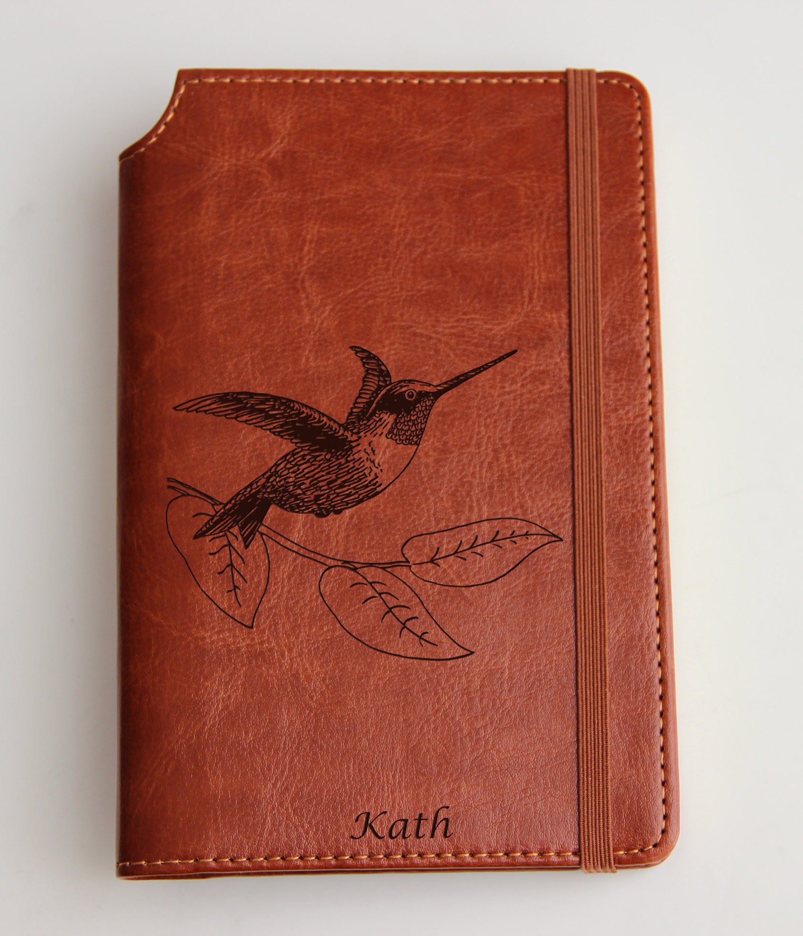Personalized Hummingbird Journal With Custom Initials or - Etsy