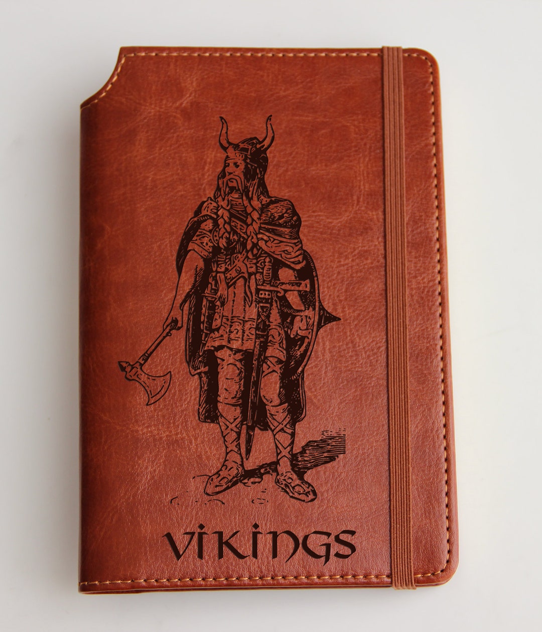 Vikings Journal With Custom Quote or Custom Text Leather Bound With ...