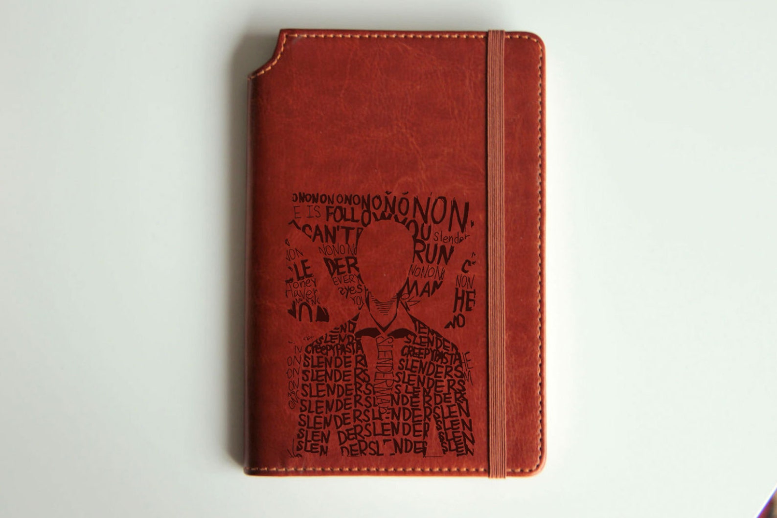 Slenderman Follows Journal Customizable Engraved Journal | Etsy