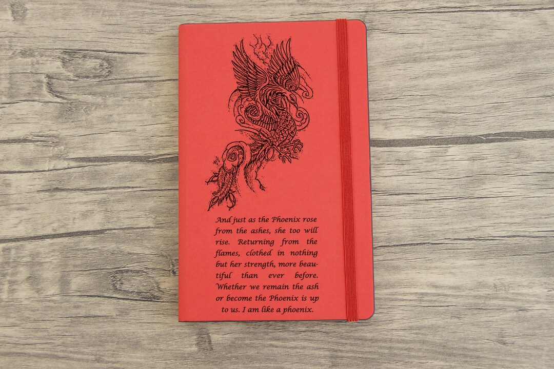 Engraving From Your Photo on Journal, Phoenix Engraving on Journal ...