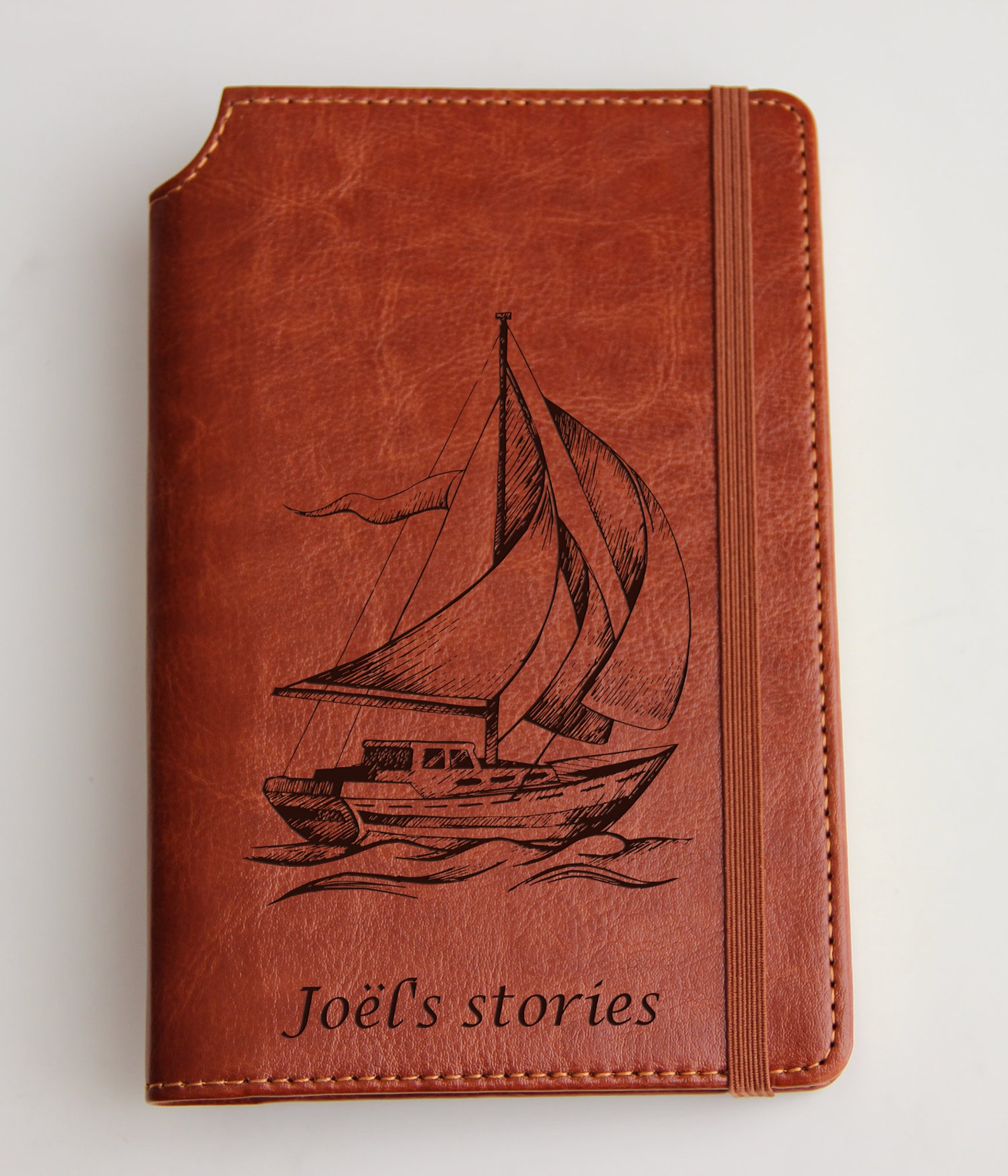 Laser Engraved Sailing Journal With Custom Quote or Custom - Etsy